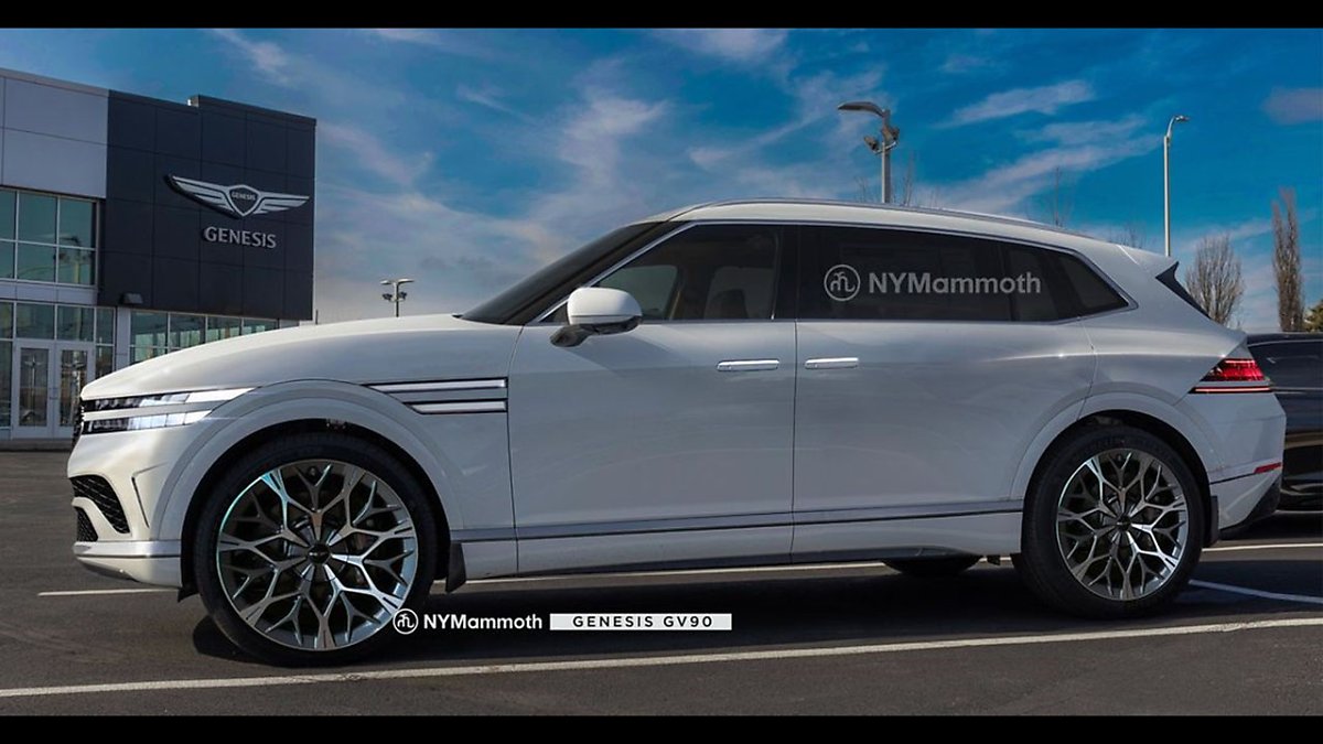 “억 소리나는 국산차 끝판왕 등장” 제네시스 GV90은 이런 모습