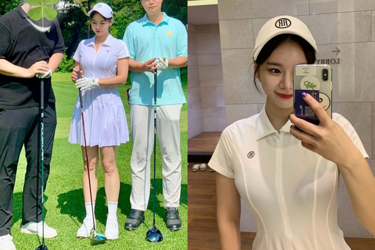 “은근한 매력에 눈길” 맹승지, 시스루 골프웨어에 독보적인 글래머 몸매