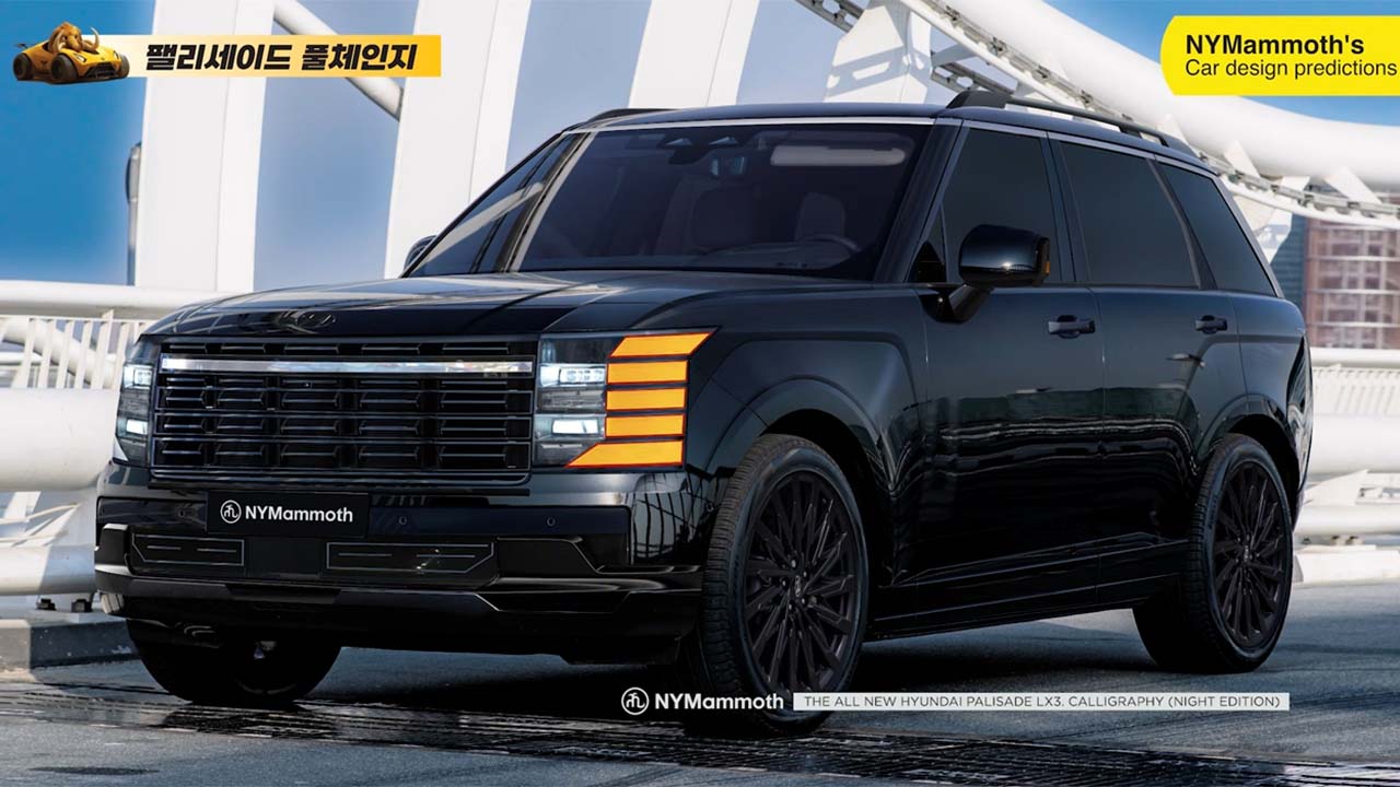 “GV80에 하극상하는 포스” 현대차 신형 팰리세이드 블랙잉크 미리보기