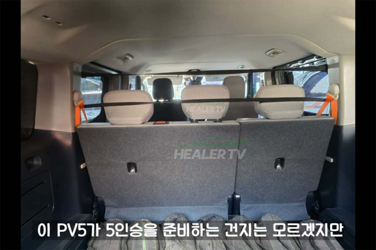 “카니발 차주는 눈물 나죠”…기아 새로운 미니밴 PV5 패신저 실내 공개